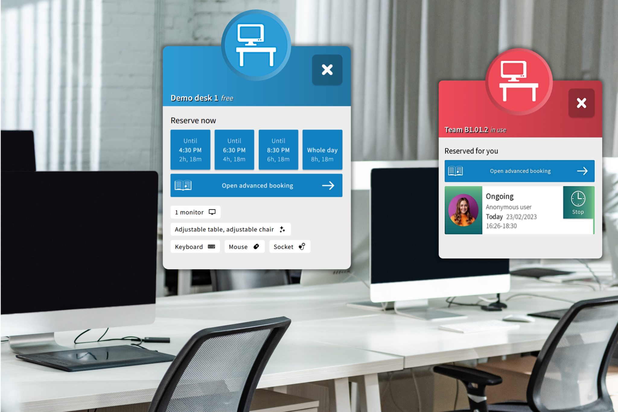 Hot Desk Booking System | Haltian