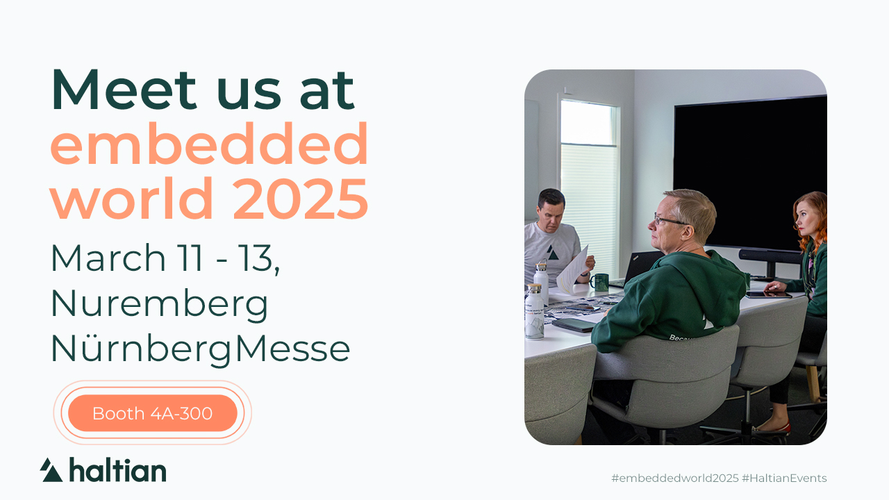Embedded World 2025 Haltian